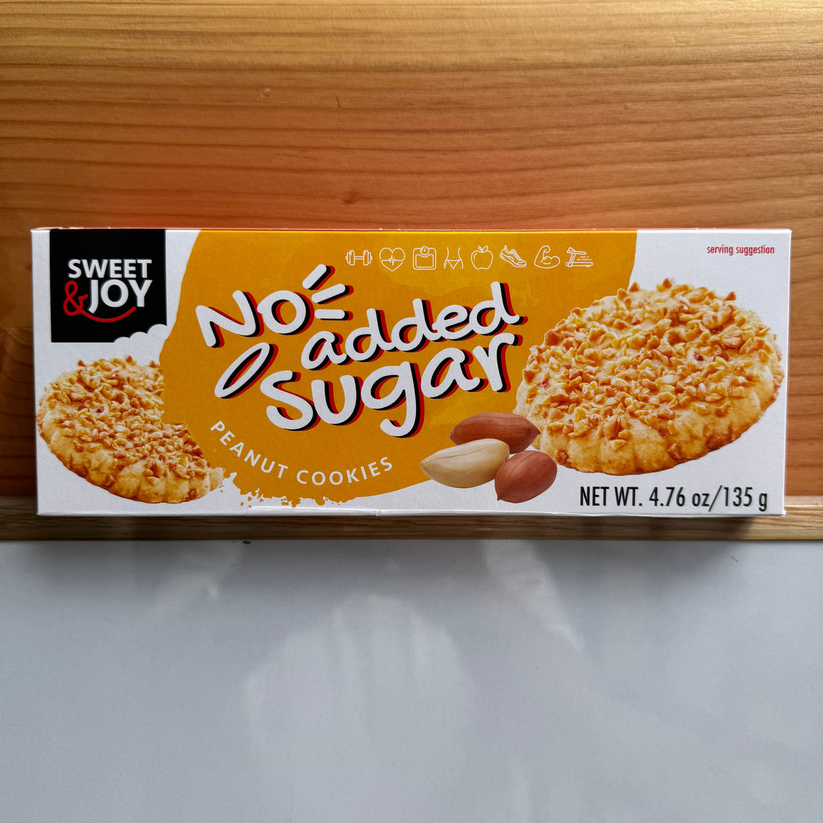 Galletas Crujientes de Maní Sin Azúcar de Sweet & Joy 135 gr— Comprar ...