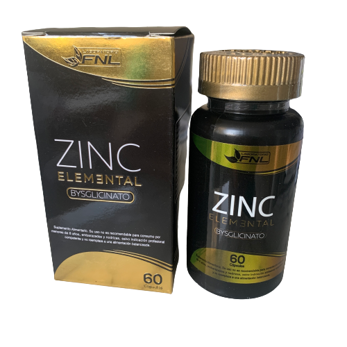 Zinc Elemental en Cápsulas de Laboratorio FNL 60 cap— Comprar Pachamama ...